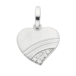 Adelia&acute;s Kettenanh&auml;nger ADELIA&acute;S "Anh&auml;nger 925 Silber mit Zirkonia &ndash; Silberanh&auml;nger", silber, Schmuckanh&auml;nger, Damen, mit Zirkonia, Silber 925 (Sterlingsilber), Kettenanh&auml;nger, Silberanh&auml;nger