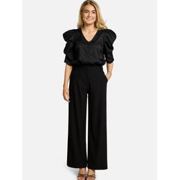 Chinohose LIBERT&Eacute; ESSENTIEL "Libert&eacute; Essentiel Trouser FREDE", Damen, Gr. L, Normalgr&ouml;&szlig;en, schwarz, Obermaterial: 92% Polyester, 8% Elasthan, Hosen Chinohose