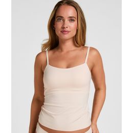 Hunkem&ouml;ller Layershirt HUNKEM&Ouml;LLER "Super Comfort Top", Damen, Gr. L, natur, 60% Polyamid, 32% Elasthan, 8% Polyester, Shirts