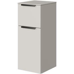 Unterschrank SAPHIR "1 Auszug und 1 Dreht&uuml;r mit Soft-Close", kaschmir matt, B:30cm H:73cm T:33cm, Holzwerkstoff, Schr&auml;nke, Unterschrank
