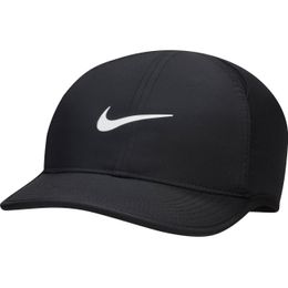 Beanie Nike "K NK DF CLUB CAP US CB FTHLT", Kinder, schwarz, schwarz, wei&szlig;, Obermaterial: 100% Polyester, M&uuml;tzen Beanie, f&uuml;r Jugendliche, mit Dri-FIT-Technologie, mit AeroBill-Technologie