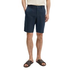 Marc O'Polo Shorts MARC O'POLO "aus europ&auml;ischem Leinen", Herren, Gr. 29, Normalgr&ouml;&szlig;en, blau (schwarz navy), Obermaterial: 100% Leinen, unifarben, regular fit kurz, Hosen Shorts