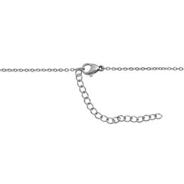 Adelia&acute;s Kette ohne Anh&auml;nger ADELIA&acute;S "Damen Halskette mit Anh&auml;nger &ndash; Herz aus Edelstahl", silber, Halsketten, Damen, 43cm, Edelstahl, Ein stilvolles Geschenk f&uuml;r besondere Momente