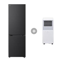 LG Vollintegrierbare K&uuml;hlGefrierkombination (EEK A, 333L, 186cm hoch, 59,7cm breit) GBBS716AEV & Mobile Klimaanlage GBBS716AEV.TF09001