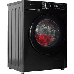 Hanseatic Waschmaschine "HWMA714ABI", Energieeffizienz: A (A-G), schwarz, B:60cm H:85cm T:48cm, Waschmaschinen, inkl. 3 Jahre Herstellergarantie, Topseller