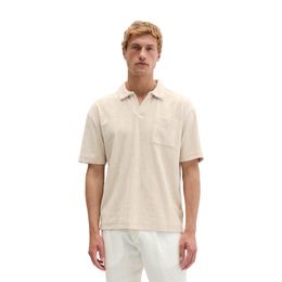 Marc O'Polo MARC O'POLO Herren Poloshirt "aus Bio-Baumwoll-Frottee"grau silk, Gr. XXXL, unifarben, Obermaterial: 100% Baumwolle, Shirts
