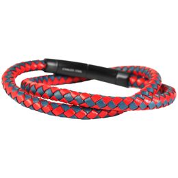 Adelia&acute;s Wickelarmband ADELIA&acute;S "Herren Armband &ndash; Wickelarmband aus Leder 43 cm", schwarz, Armb&auml;nder, Herren, 43cm, Leder, Wickelarmband, Sch&ouml;ne Geschenkidee zum Weihnachten