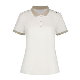 Poloshirt Icepeak "Icepeak Polo shirt Beverly", Damen, Gr. M, wei&szlig;, Stoff, 100% Polyester, normal, Shirts