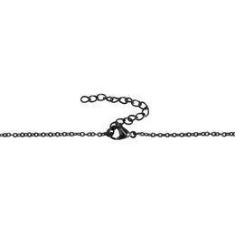 Adelia&acute;s Kette ohne Anh&auml;nger ADELIA&acute;S "Unisex Halskette mit Anh&auml;nger &ndash; Kreuz aus Edelstahl", schwarz, Halsketten, Damen, 48cm, Edelstahl, Zum Verschenken an Menschen, die Ihnen am Herzen liegen