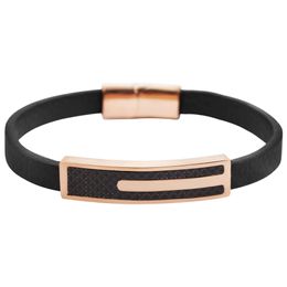 Adelia&acute;s Armband ADELIA&acute;S "Unisex Armband aus Leder 21,5 cm", schwarz, Armb&auml;nder, Damen, 22cm, Leder, Armband, Perfekt zum Verschenken an besondere Menschen