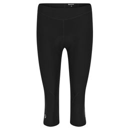 Radhose Ziener "NARONA-Z", Damen, Gr. 48, EURO-Gr&ouml;&szlig;en, schwarz, Obermaterial: 74% Polyamid, 26% Elasthan, Hosen