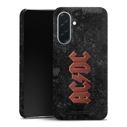 DeinDesign Galaxy A36 5G Handy Premium Case Smartphone Handyh&uuml;lle Schutzh&uuml;lle matt Acdc Merchandise Logo Premium Case