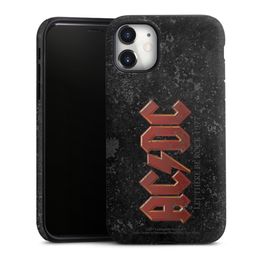 DeinDesign iPhone 11 Handy Panzer Handyh&uuml;lle robuste Outdoor H&uuml;lle Schutzh&uuml;lle matt Acdc Logo Merchandise Tough Case