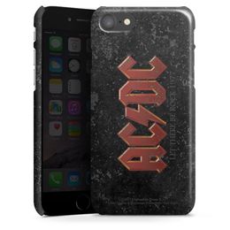 DeinDesign iPhone SE (2020) Handy Premium Case Smartphone Handyh&uuml;lle Schutzh&uuml;lle gl&auml;nzend Acdc Logo Merchandise Premium Case