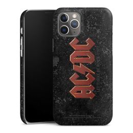 DeinDesign iPhone 12 Pro Handy Premium Case Smartphone Handyh&uuml;lle Schutzh&uuml;lle matt Acdc Merchandise Logo Premium Case