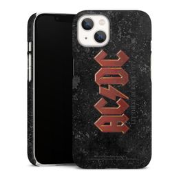 DeinDesign iPhone 13 Handy Premium Case Smartphone Handyh&uuml;lle Schutzh&uuml;lle matt Acdc Merchandise Logo Premium Case