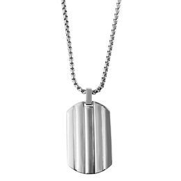 Adelia&acute;s Kette mit Anh&auml;nger ADELIA&acute;S "Unisex Edelstahl Halskette mit Anh&auml;nger", silber, Halsketten, Damen, unbekannt, Edelstahl