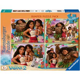 Puzzle Ravensburger "Disney Vaiana 2, Abenteuer in Ozeanien", bunt, Puzzles, KinderB:36cm H:26cm, Pappe, Motiv, Made in Europe, B:36cm H:26cm