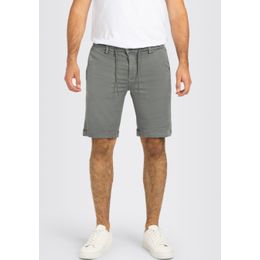 Chinoshorts MAC "JOG'N Shorts", Herren, Gr. 32, N-Gr, leaf gr&uuml;n, Web, Obermaterial: 69% Baumwolle, 29% Polyester, 2% Elasthan, bequem kniefrei, Hosen Chinoshorts, Bequemer, elastischer Bund