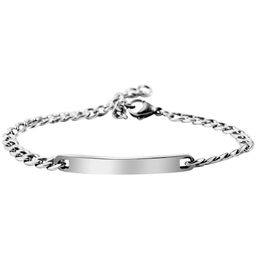 Adelia&acute;s Armband ADELIA&acute;S "Unisex Armband &ndash; Panzerarmband aus Edelstahl 16 cm", silber, Armb&auml;nder, Damen, 16cm, Edelstahl, Armband, Perfekt zum Verschenken an besondere Menschen