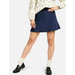 Midirock LIBERT&Eacute; ESSENTIEL "Libert&eacute; Essentiel Skirt HENNE", Damen, Gr. L, schwarz navy, Obermaterial: 95% Polyester, 5% Elasthan, R&ouml;cke