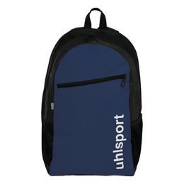 Rucksack Uhlsport "Rucksack Essential Junior", Herren, Gr. NOSIZE, blau (marine, schwarz, wei&szlig;), Obermaterial: 90% Polyester Pol. recyc.. 10% Polyurethan PU., Rucks&auml;cke Rucksack