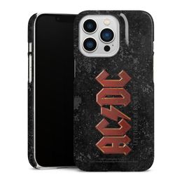 DeinDesign iPhone 13 Pro Handy Premium Case Smartphone Handyh&uuml;lle Schutzh&uuml;lle gl&auml;nzend Acdc Merchandise Logo Premium Case