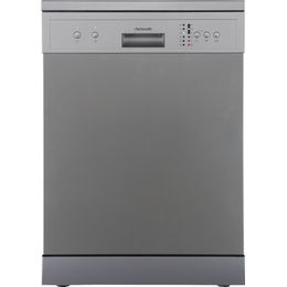 Hanseatic Standgeschirrsp&uuml;ler "HG6085E127635S", Energieeffizienz: E (A-G), silber (silberfarben), B:59,8cm H:84,5cm T:60cm, Geschirrsp&uuml;ler, inkl. 3 Jahre Herstellergarantie, Topseller