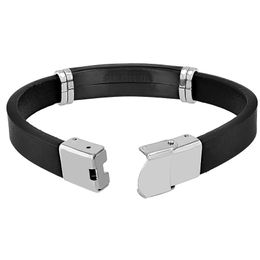Adelia&acute;s Armband ADELIA&acute;S "Herren Armband &ndash; Lederarmband aus Leder 19 cm", schwarz, Armb&auml;nder, Herren, 19cm, Leder, Armband, Ideal zum Verschenken &ndash; schlicht und stilvoll