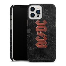 DeinDesign iPhone 13 Pro Max Handy Premium Case Smartphone Handyh&uuml;lle Schutzh&uuml;lle matt Acdc Merchandise Logo Premium Case