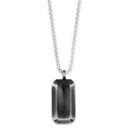 Adelia&acute;s Kette mit Anh&auml;nger ADELIA&acute;S "Unisex Edelstahl Halskette mit Anh&auml;nger unbekannt cm", schwarz, Halsketten, Damen, unbekannt, Edelstahl