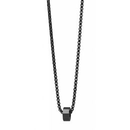 Adelia&acute;s Kette mit Anh&auml;nger ADELIA&acute;S "Unisex Edelstahl Halskette mit Anh&auml;nger", schwarz, Halsketten, Damen, unbekannt, Edelstahl