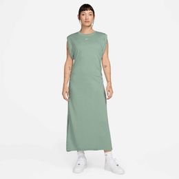 Shirtkleid Nike Sportswear "W NSW NK CHLL FT DRESS", Damen, Gr. L, N-Gr, steam, sail, Obermaterial: 70% Baumwolle, 30% Polyester, Kleider Shirtkleid, f&uuml;r sportliche Anl&auml;sse, aus French Terry, sportlicher Stil