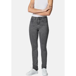 Skinny-fit-Jeans PEAK TIME "Lunara", Damen, Gr. 27, L&auml;nge 30, cosmic grau, Jeans, Material: 85% Baumwolle, 12% Polyester, 3% Elasthan, , Basic, skinny fit lang, Jeans, Damen Skinny Jeans
