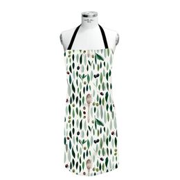 Kochsch&uuml;rze Apelt "7007", bunt (gr&uuml;n, natur), B:80cm L:85cm, Web, Baumwolle, Polyester, Sch&uuml;rzen, Kochsch&uuml;rze, Olivendesign