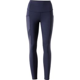 Jogginghose LPO "Sporttights Yvana", Damen, Gr. 36/38 (M), Normalgr&ouml;&szlig;en, blau, Jersey, 77% Polyester, 23% Elasthan, k&ouml;rpernah kn&ouml;chellang, Hosen Jogginghose, Elastische und schnell trocknendes Material