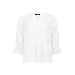 Schlupfbluse Betty Barclay "Damen mit 3/4 Arm", Damen, Gr. 46, rohwei&szlig;, Obermaterial: 100% Baumwolle, figurumspielend normal, V-Ausschnitt, Blusen Schlupfbluse