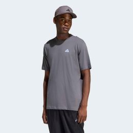 T-Shirt adidas Sportswear "M C ICON TEE", Herren, Gr. XXL, grau five, Obermaterial: 100% Baumwolle, normal, Rundhals, Shirts T-Shirt
