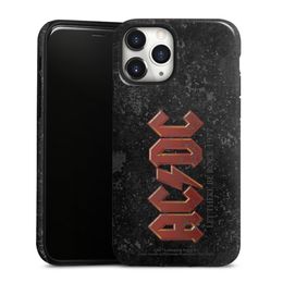 DeinDesign iPhone 11 Pro Handy Panzer Handyh&uuml;lle robuste Outdoor H&uuml;lle Schutzh&uuml;lle gl&auml;nzend Acdc Logo Merchandise Tough Case