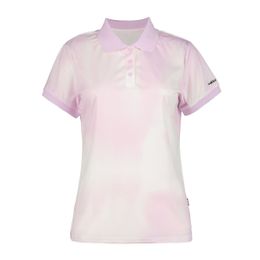 Poloshirt Rukka "Rukka Polo shirt Varkaus", Damen, Gr. 36, rosenrot, Stoff, 100% Polyester, normal, Shirts