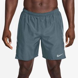 Laufshorts Nike "M NK DF MILER 7IN 2IN1 SHORT", Herren, Gr. M, N-Gr, mineral slate, reflective silv, Obermaterial: 100% Polyester, Hosen, sportlicher Stil, f&uuml;r Laufen, aus Polyester, f&uuml;r Erwachsene