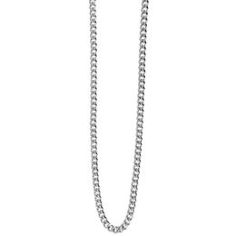 Adelia&acute;s Kette ohne Anh&auml;nger ADELIA&acute;S "Unisex Halskette &ndash; Panzerkette aus Edelstahl 50 cm", silber, Halsketten, Damen, 50cm, Edelstahl, Eine sch&ouml;ne Geschenkidee f&uuml;r jeden Anlass