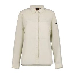 Blusenshirt Icepeak "Icepeak Bluse Antibes", Damen, Gr. 36, puder, Stoff, 100% Polyamid, normal, Shirts Blusenshirt