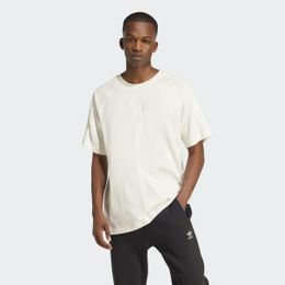 T-Shirt adidas originals "P ESS TEE", Herren, Gr. L, wei&szlig; (cloud wei&szlig;), Obermaterial: 100% Baumwolle, normal, Rundhals, Shirts T-Shirt, sportlicher Stil, Kurzarm, lockere Passform, aus Baumwolle