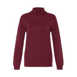 Rollkragenpullover oxmo "Rollkragenpullover OXAida", Damen, Gr. L, braun (chocolate truffle), Obermaterial: 70% Viskose CV. 30% Polyamid PA., Pullover Rollkragenpullover