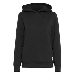 Longpullover North Bend "Sweatshirt NBTamina W", Damen, Gr. 40, schwarz, Obermaterial: 78% Polyester PES. 17% Viskose CV. 5% Elasthan EL., Sweatshirts Longpullover