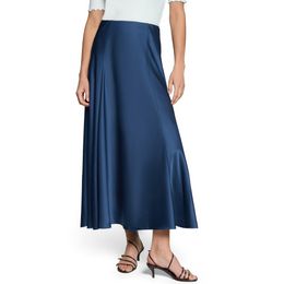 Maxirock Zero "Damen mit ausgestelltem Rock", Damen, Gr. 38, sargasso sea, Obermaterial: 100% Polyester, ausgestellt, R&ouml;cke Maxirock, Material