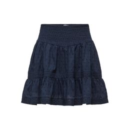 Sommerrock Only "ONLKATTI SHORT SKORT WVN NOOS", Damen, Gr. M, night sky, Web, Obermaterial: 100% Baumwolle, unifarben, kurz, R&ouml;cke, Baumwolle