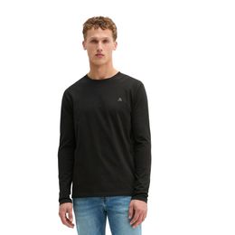 Marc O'Polo Langarmshirt MARC O'POLO "aus reiner Bio-Baumwolle", Herren, Gr. S, schwarz, Obermaterial: 100% Baumwolle, unifarben, Basic, Basic, Rundhals, Shirts Langarmshirt