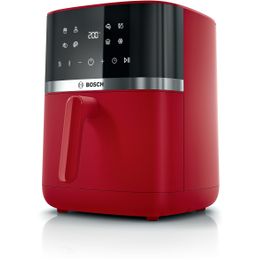 Bosch Hei&szlig;luftfritteuse "Air Fryer Serie 4, MAF462B0, 6,1l, 2 Heizelemente, 7 Programme", rot (deep rot), B:27,6cm H:33,2cm T:38,5cm, Fritteusen, Auftaufunktion, Korb/Gitter sp&uuml;lm.geeignet